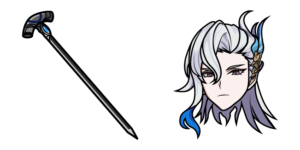 Genshin Impact Neuvillette & Scepter Cursor - Sweezy Custom Cursors