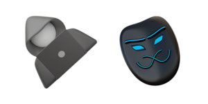 Hacker & Hacker Mask 3D Cursor - Sweezy Custom Cursors