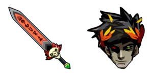 Hades Zagreus & Stygian Blade Sword Cursor - Sweezy Custom Cursors
