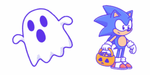 Halloween Sonic & Ghost Cursor - Windows Cursors - Sweezy