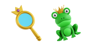 Hand Mirror & Frog Prince 3D Cursor - Sweezy Custom Cursors