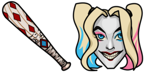 Harley Quinn & Bat Cursor - Sweezy Custom Cursors