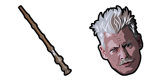 Harry Potter Grindelwald & Elder Wand Cursor - Sweezy Cursors
