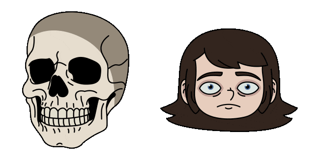 Haunted Hotel Abaddon & Skull Animated Cursor - Sweezy Cursors