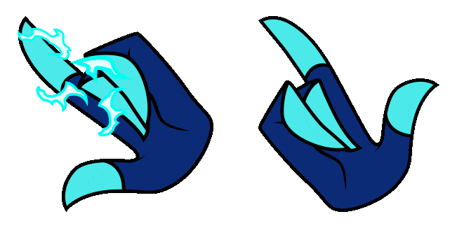 Hazbin Hotel Vox Hand Animated Cursor - Sweezy Cursors