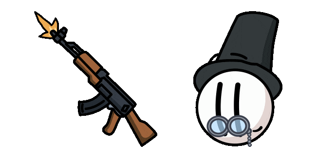 Henry Stickmin Charles Calvin Animated Cursor - Sweezy Cursors