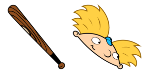 Hey Arnold & Baseball Bat Cursor - Sweezy Custom Cursors