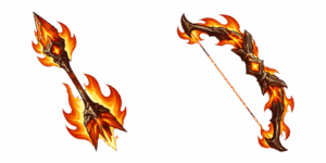 Inferno Bow & Arrow Cursor - Windows Cursors - Sweezy Curosrs