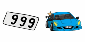 Juice WRLD Car & 999 License Plate Cursor - Sweezy Cursors