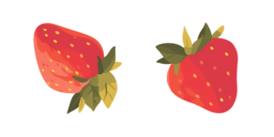 Juicy Strawberries Cursor - Sweezy Custom Cursors