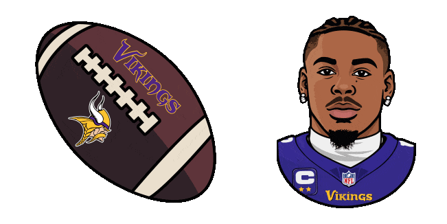 Justin Jefferson & Bal Animated Cursor - Sweezy Cursors