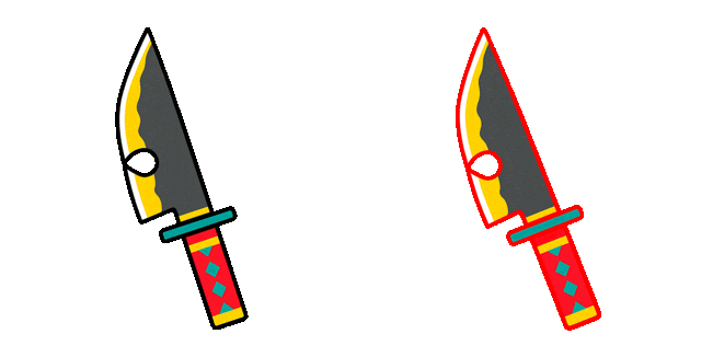 Demon Slayer Inosuke Hashibira Animated Cursor - Sweezy Cursor