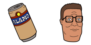 King of the Hill Hank & Alamo Beer Cursor - Sweezy Custom Cursors