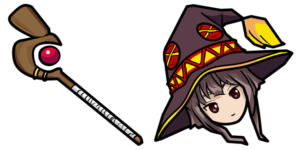 KonoSuba Megumin & Staff Cursor - Sweezy Custom Cursors