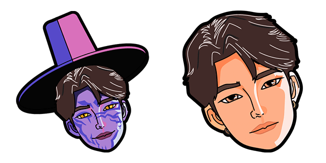 Kpop Demon Hunters Cute Derpy Tiger & Donut Cursor - Sweezy Custom Cursors