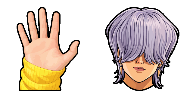 KPop Demon Hunters Mystery Saja Animated Cursor - Sweezy