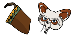 Kung Fu Panda Master Shifu Cursor - Cartoon Cursors - Sweezy