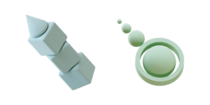 Light Geometric 3D Cursor - Sweezy Custom Cursors