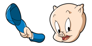 Looney Tunes Porky Pig Cursor - Sweezy Custom Cursors
