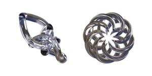 Loop Abstract Arrow & Flower 3D Cursor - Sweezy Custom Cursors