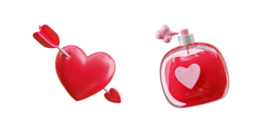 Love Arrow & Love Spray 3D Cursor - Sweezy Custom Cursors