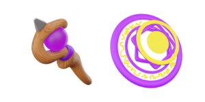 Mage Staff & Magic Circle 3D Cursor - Sweezy Custom Cursors