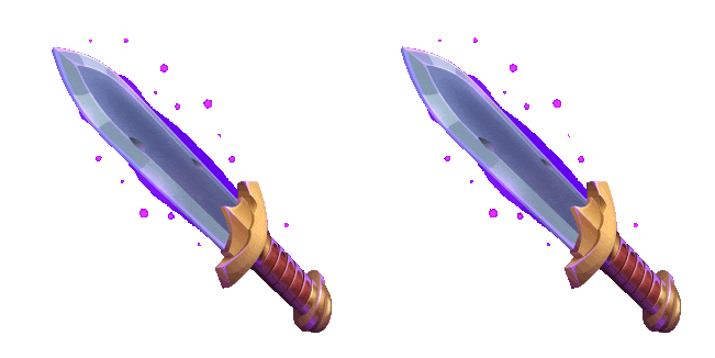 Dark Sword & Shield Cursor - Sweezy Custom Cursors