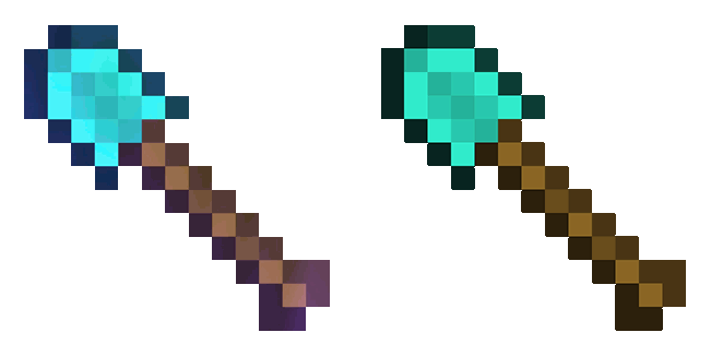 Minecraft Diamond Sword & Creeper Head Cursor - Sweezy Custom Cursors