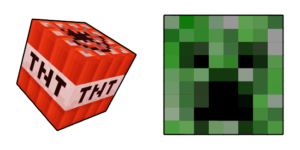 Minecraft TNT & Creeper Cursor - Sweezy Custom Cursors