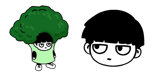 Mob Psycho 100 Broccoli Cursor - Mob Psycho Cursors - Sweezy