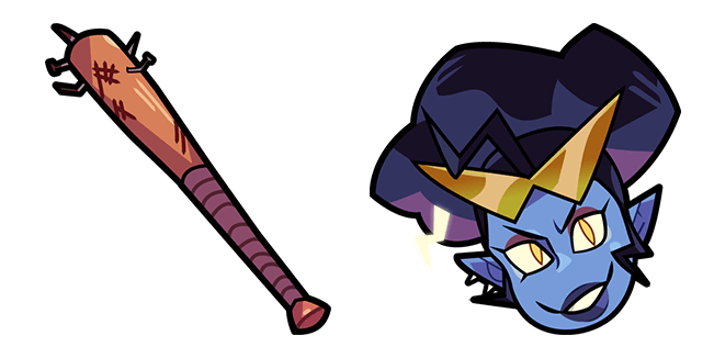 Monster Prom Susanne & Spiked Bat Cursor - Sweezy Cursors