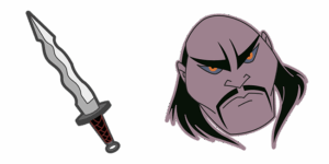 Mulan Shan Yu & Dagger Cursor - Windows Cursors - Sweezy