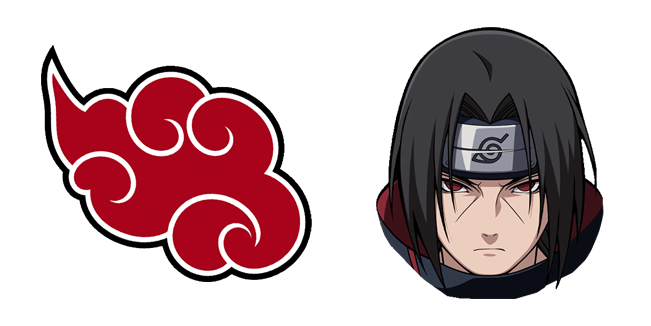 Naruto Itachi Uchiha Face & Akatsuki Cursor - Sweezy Custom Cursors