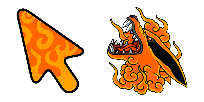 Naruto Nine-Tails Chakra Mode Animated Cursor - Sweezy Cursors