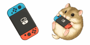 Nintendo Switch & Cute Hamster Cursor - Sweezy Cursors
