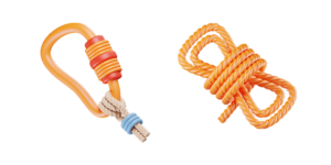 Orange Carabiner & Rope 3D Cursor - Sweezy Custom Cursors