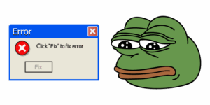 Pepe the Frog Error Meme Cursor - Windows Cursors - Sweezy