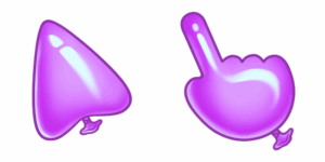 Pink Balloon Cursor - Windows Cursors - Sweezy Cursors