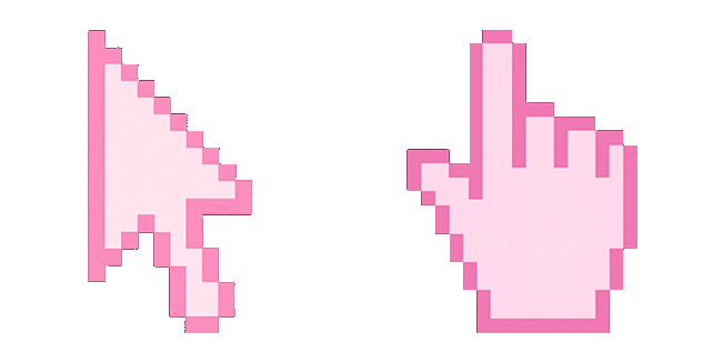 Pink Bubblegum Heart Animated Cursor - Sweezy Cursors