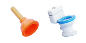 Plunger & Toilet 3D Cursor - Sweezy Custom Cursors