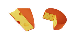 Red Cheese 3D Cursor - Sweezy Custom Cursors