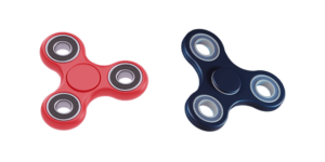 Red & Dark Blue Fidget Spinner 3D Cursor - Sweezy Custom Cursors