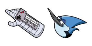 Regular Show Mordecai & Maximum Glove Cursor - Sweezy Custom Cursors