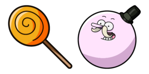 Regular Show Pops & Lollipop Cursor - Sweezy Custom Cursors