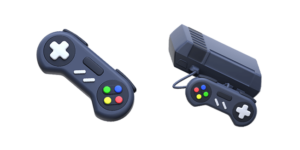 Retro Controller & Console 3D Cursor - Sweezy Custom Cursors