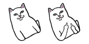 🐈🔥 RipNDip Lord Nermal Car Cursor - Sweezy Custom Cursors