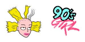 Rugrats Cynthia 90s Girl Cursor - Rugrats Cursors - Sweeezy Cursors