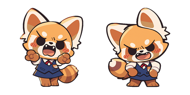 Sanrio Aggretsuko Angry Cursor - Sweezy Custom Cursors