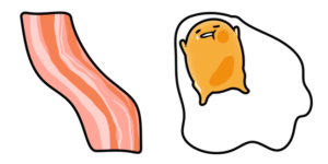 Sanrio Cursor with Gudetama & Bacon - Sweezy Custom Cursors