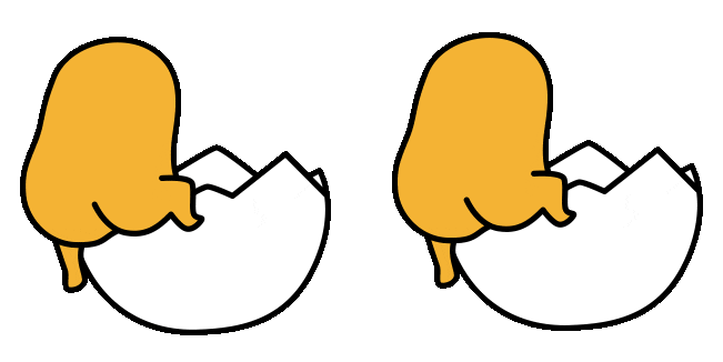 Sanrio Gudetama Dripping Egg Cursor - Sweezy Custom Cursors